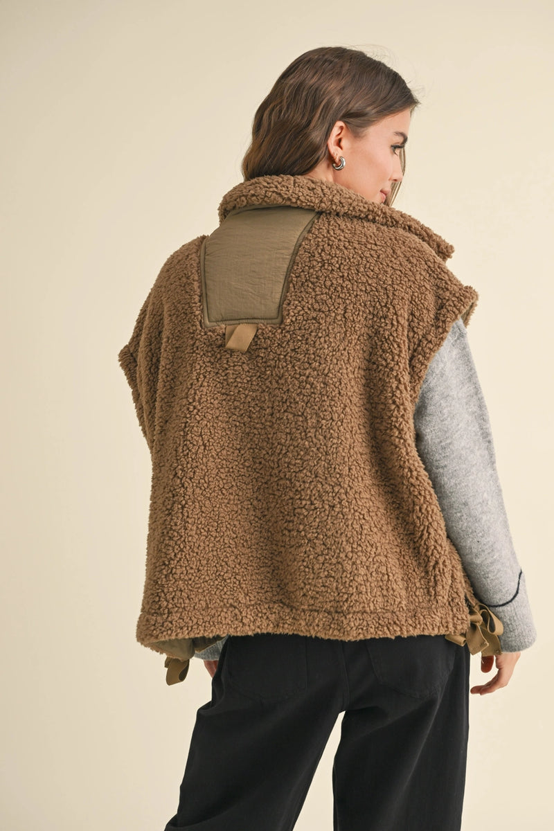 Teddy Utility Vest Jacket – Nini's Treasures