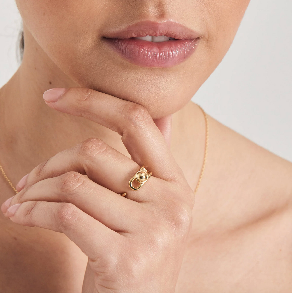 Gold Orb Claw Adjustable Ring – Nini's Treasures