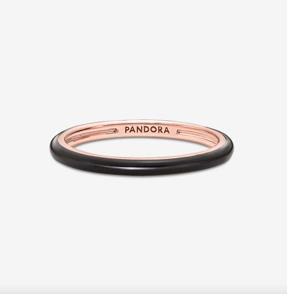 Pandora ME Black Enamel Ring – Nini's Treasures