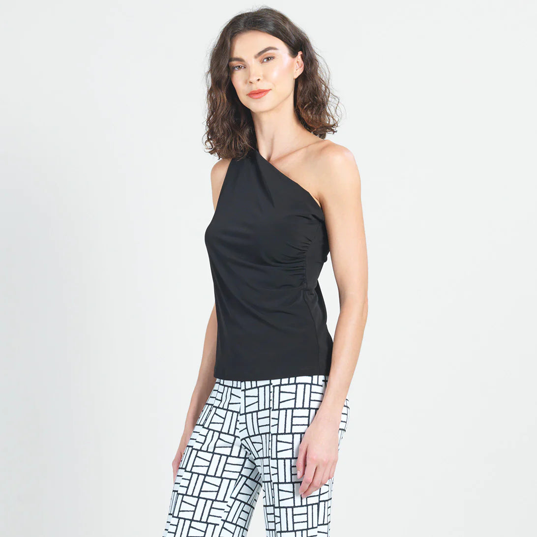 One Shoulder Top | Black – Nini's Treasures