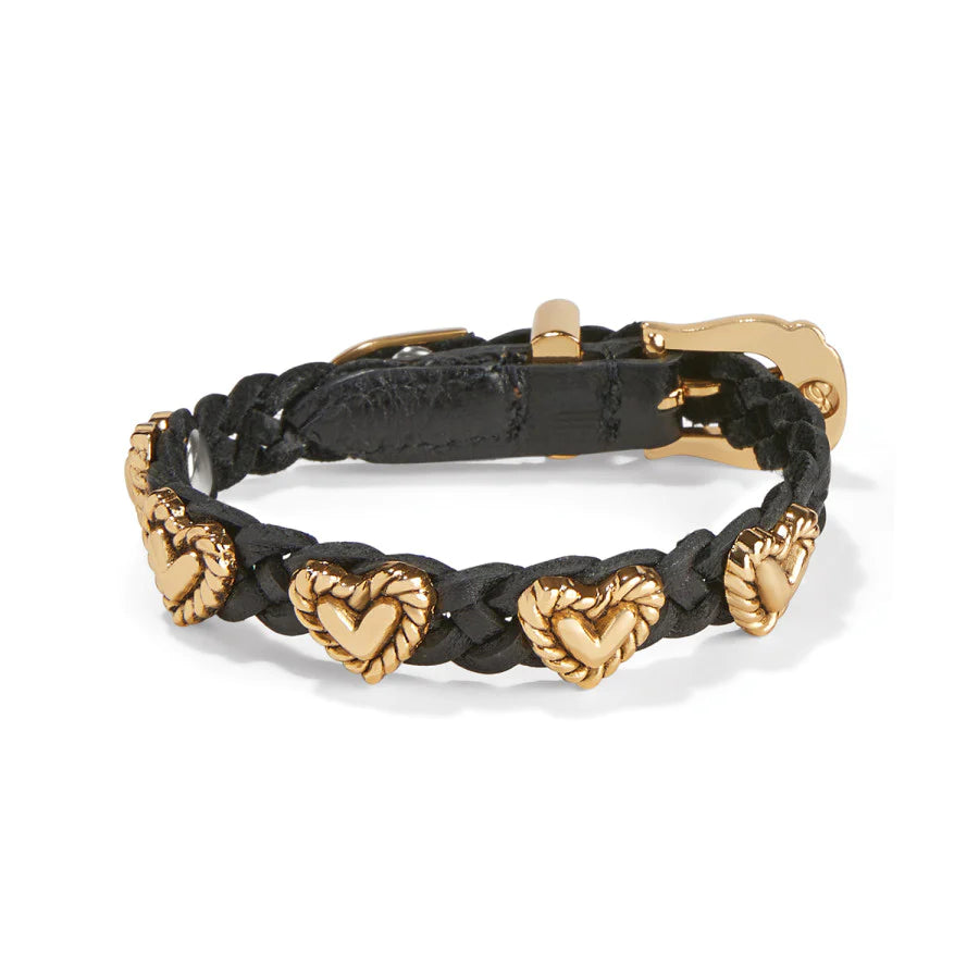Roped Heart Braid Bandit Bracelet | Gold – Nini's Treasures