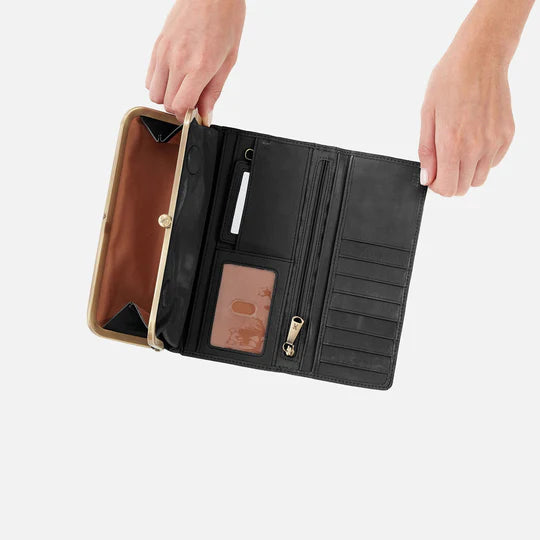 Rachel Continental Wallet | Polished Leather – Nini's Treasures