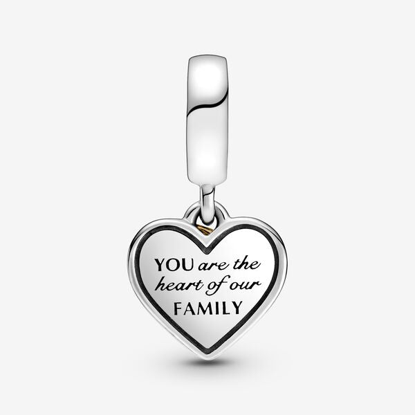 Two-tone Family Tree & Heart Dangle Charm – Nini's Treasures